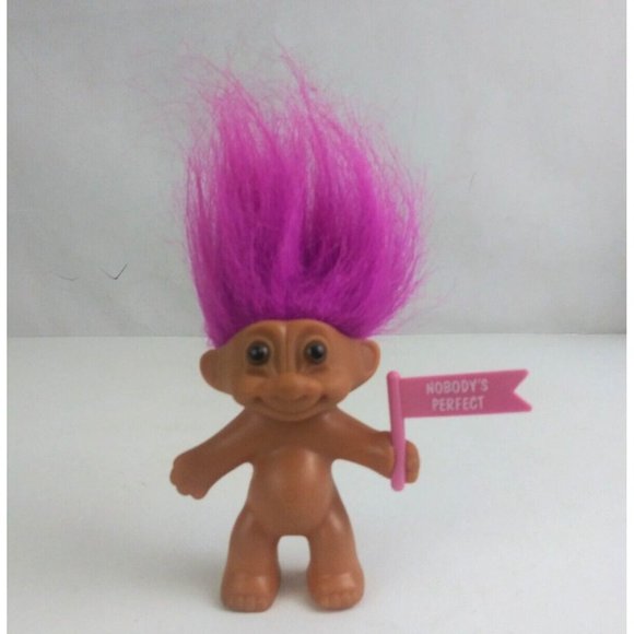 Russ Berrie | Toys | Vintage 98s Russ Nobodys Perfect 3 Troll Doll With ...